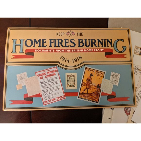 WWI | Toys | Keep The Home Fires Burning Reproduction Package Envelope ...